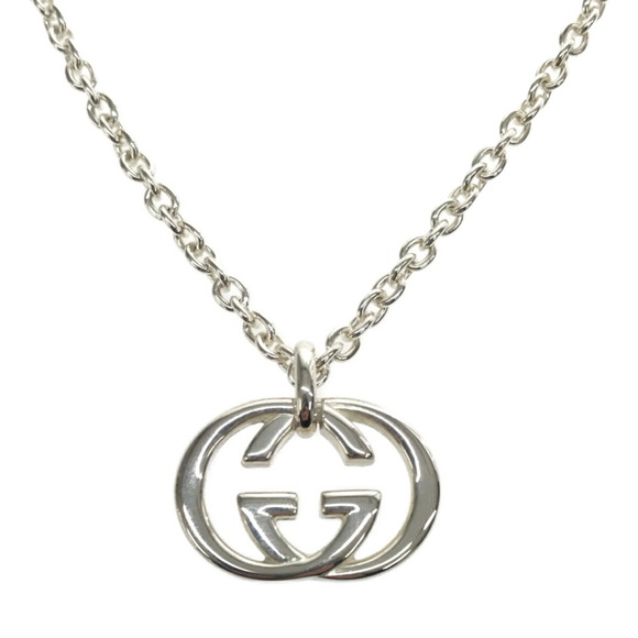 Gucci | Jewelry | Gucci Gucci Logo Motif Necklace Design Mens Womens ...